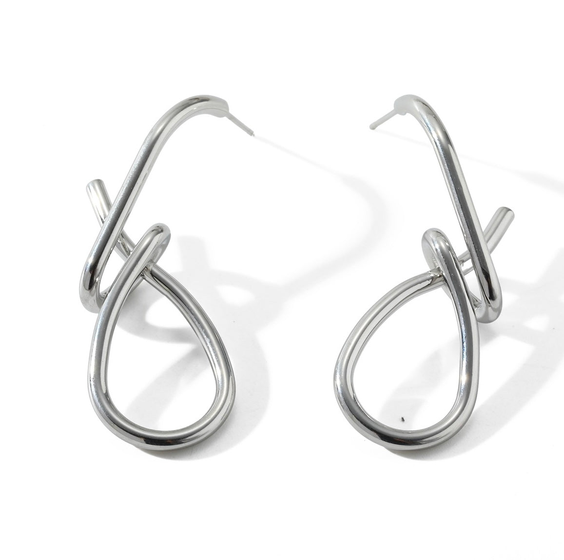 Gold Squiggle Earrings – McTavish Collection